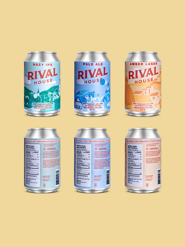 Rival House Craft Beer Mixed 6-Pack | Non Alcoholic Beer